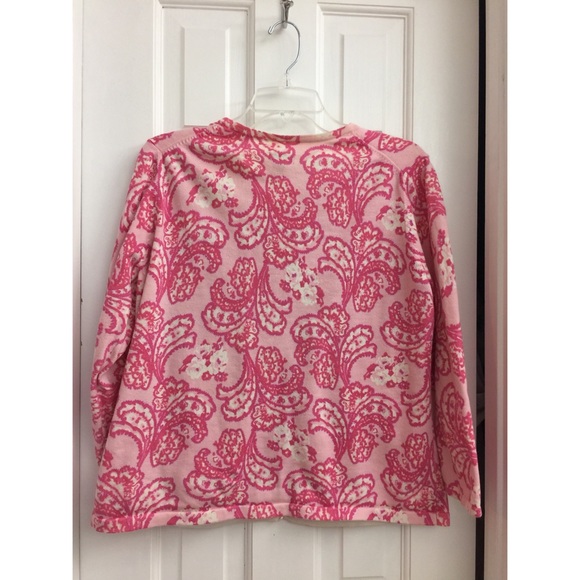 Cherokee | Sweaters | Cherokee Pink Paisley Cardigan | Poshmark